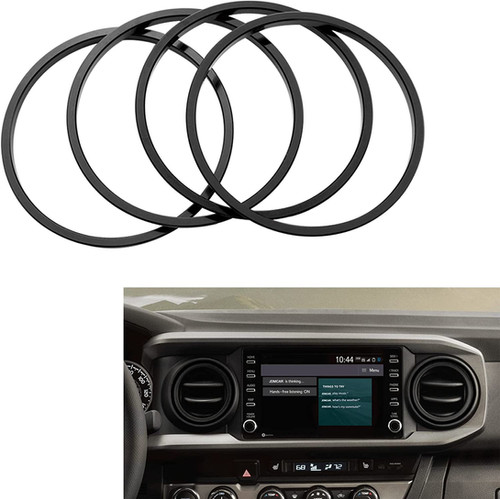 Premium Aluminum Alloy A/C Vent Ring Outer Trim Decoration Covers ...