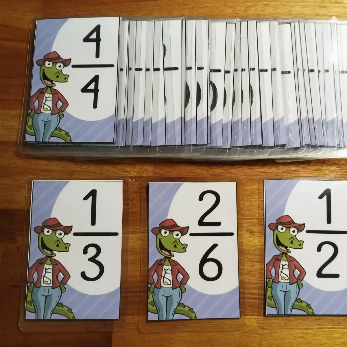 Cartas de fracciones | BrillarUY