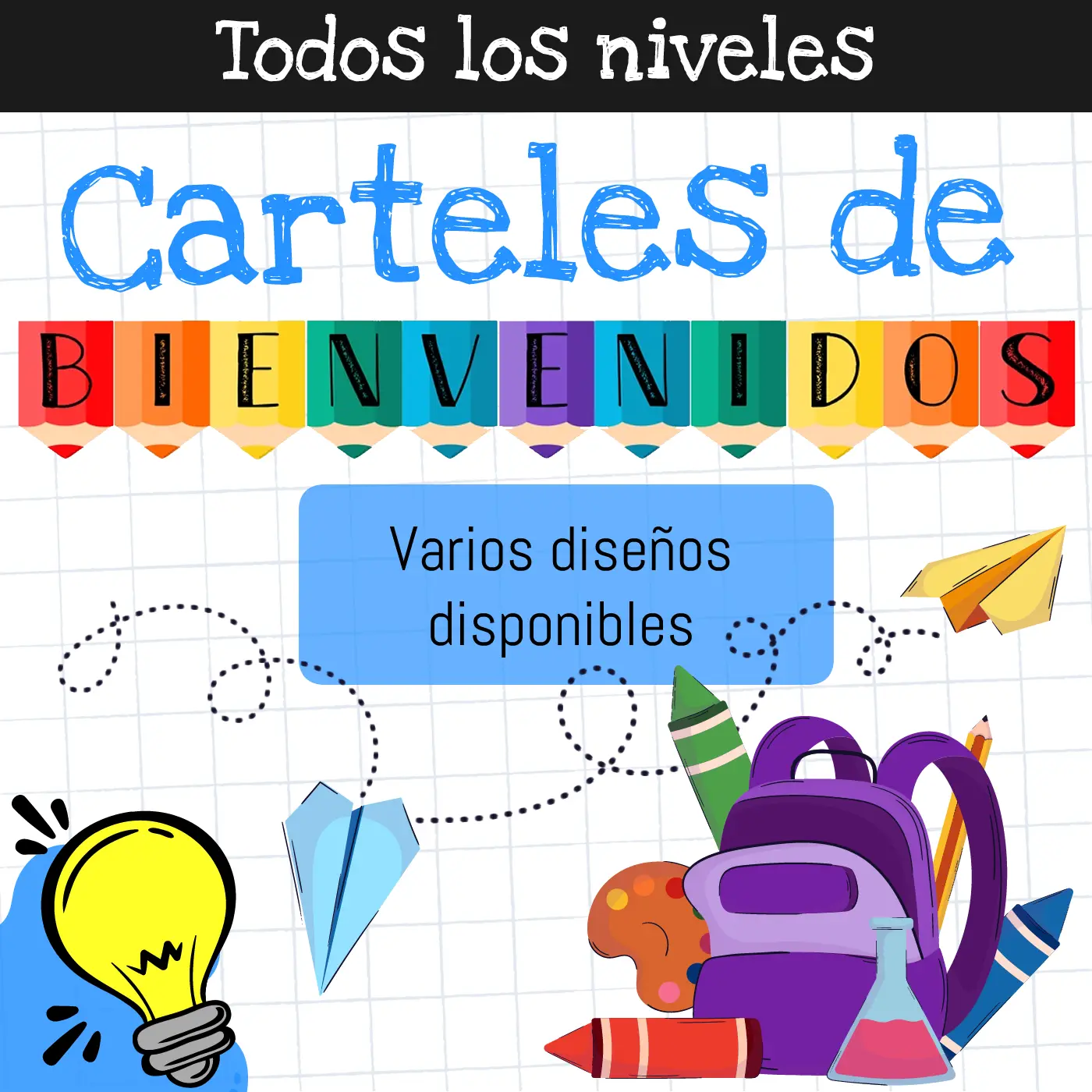 Banderines de "Bienvenidos" | BrillarUY