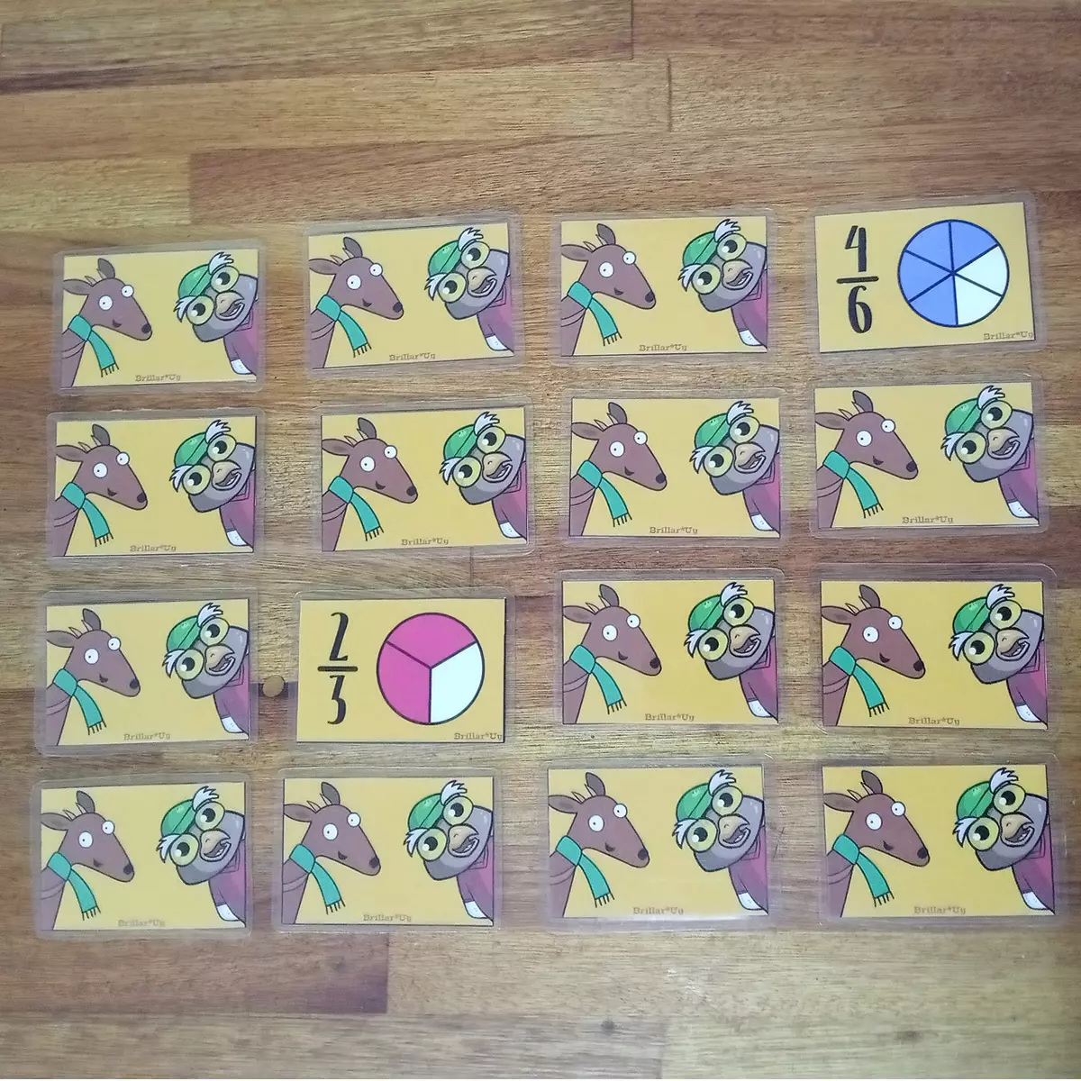 Memory de fracciones equivalentes | BrillarUY