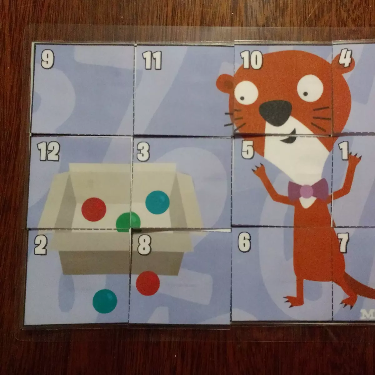 Puzzles de números - 1 al 12 | BrillarUY