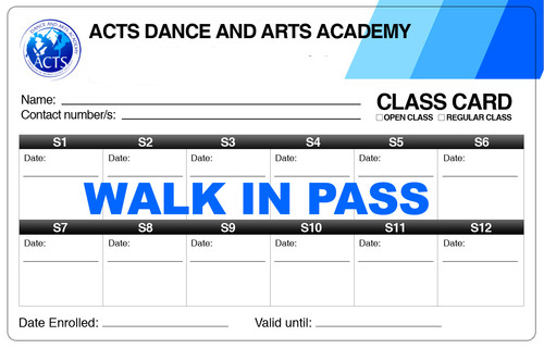 WALK IN PASS | acts
