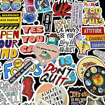 Motivational Stickers | Sticker Fever