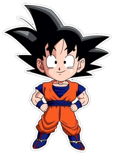 Son Goku Sticker | Stickerfever.in