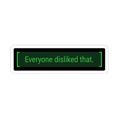 Everyone Disliked That Sticker | Stickerfever.in