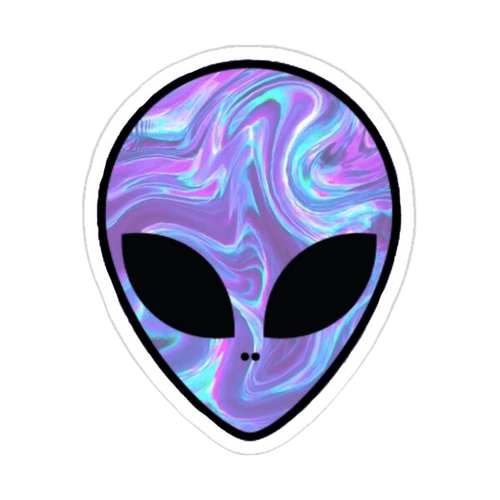 Alien Sticker Stickerfever In