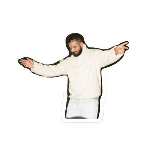 Drake Sticker | Stickerfever.in