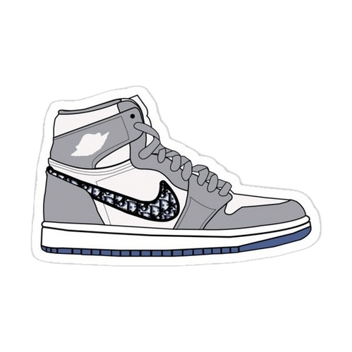 Nike Sneaker Sticker | Stickerfever.in
