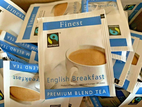 Fairtrade Finest Premium Blend Tea - individually enveloped tea bags ...
