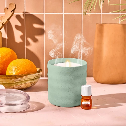 Lifelines Flameless Candle Diffuser- Bubble Green | rebecca-collection