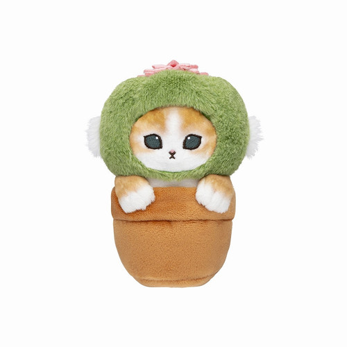 Mofusand Cactus with Flowers Plushie | NYC Plushie Shop