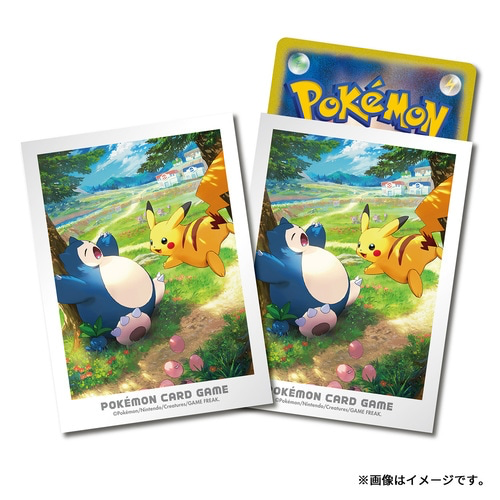 Pokemon Kanto Adventure Pikachu & Snorlax Sleeves | NYC Plushie Shop