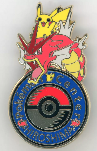 Pokemon Center Hiroshima Exclusive Shiny Gyarados and Pikachu Enamel ...