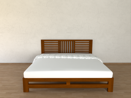 Geo Craft Burma Teak King Sized Bed | Aestheteak