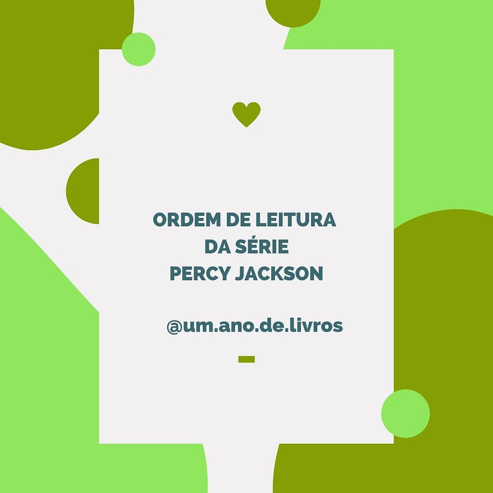 Ordem de Leitura: Percy Jackson