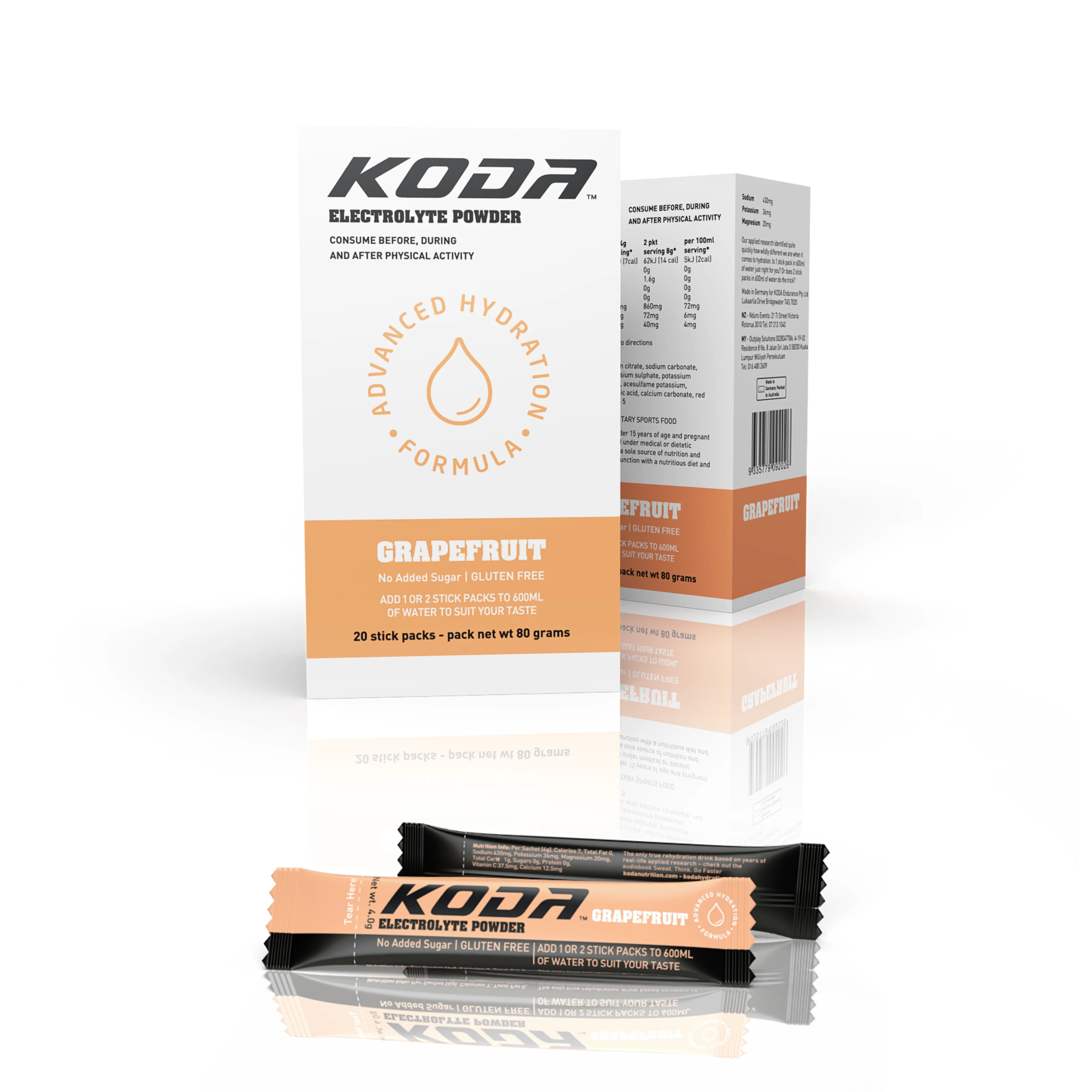 KODA Electrolyte Powder Stick Packs | ZSSPaddlingEquipment