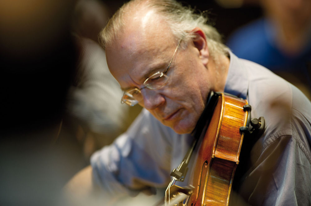 View from the viola front desk