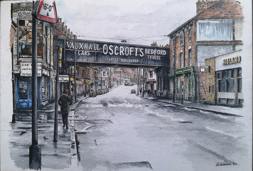 Arkwright Street 1973 | Gary Waldrom Art UK