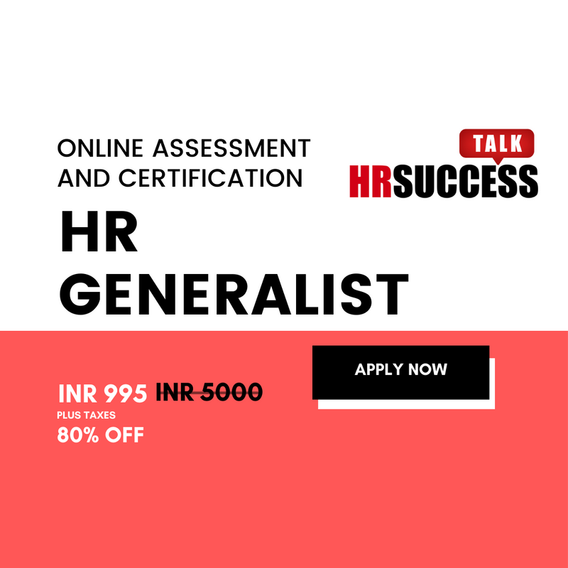 Online Certification in HR Generalist | HR SUCCESS TALK