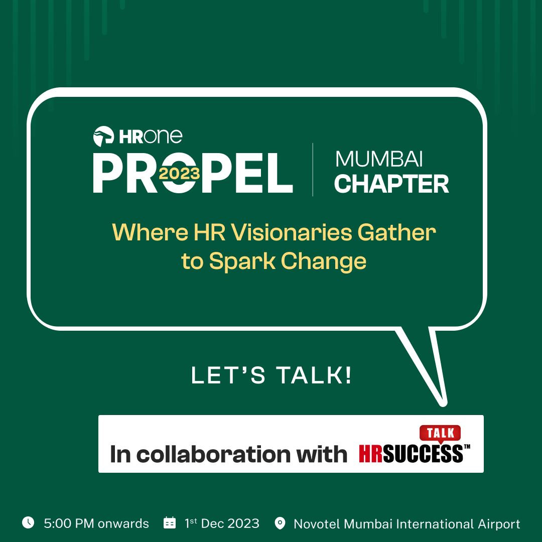 HROne Propel 2023 in collaboration with HR SUCCESS TALK | HR SUCCESS TALK