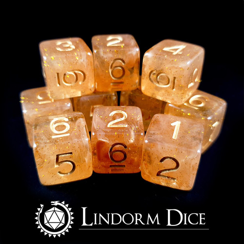 Tor D6 pack-Norse mythology dice - 10pcs | LindormDice