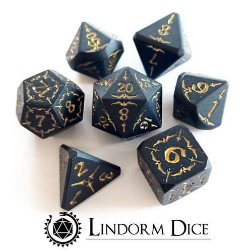 Metal dice - Gothic souls | LindormDice
