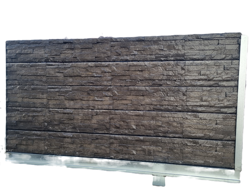 Charcoal Stackstone Pattern Concrete Sleeper - Australian Concrete Sleepers