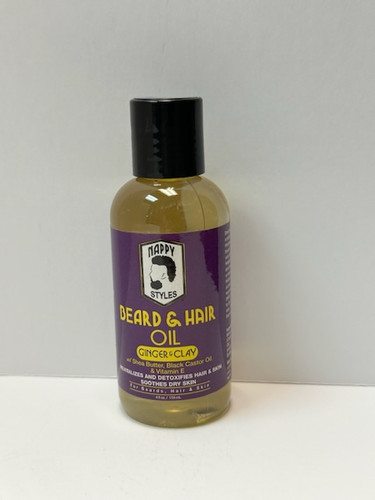 Nappy Styles Beard & Hair Oil Ginger & Clay | Wonderful Beauty Sup