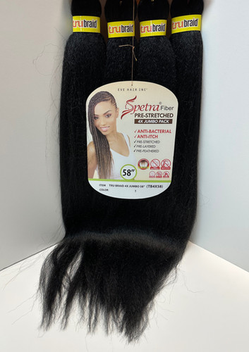 Eve Hair Spectra fiber 4X Jumbo Pack 58” | Wonderful Beauty Sup