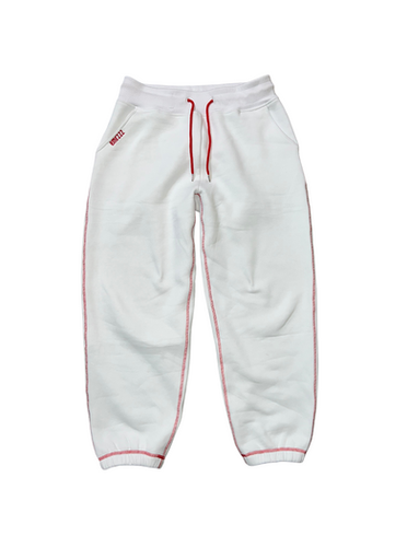 Threadzzz Sweatpants White/Red | emrzzz