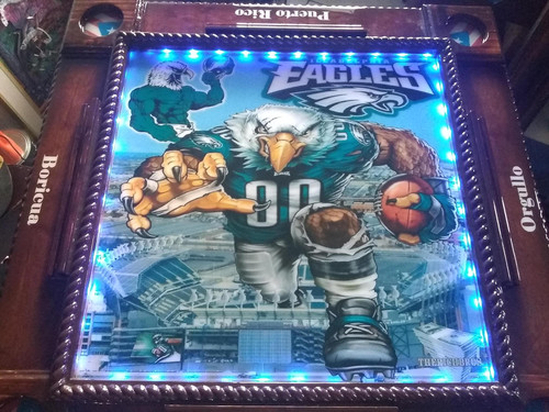 Philadelphia Eagles Domino table | Masterdominotables