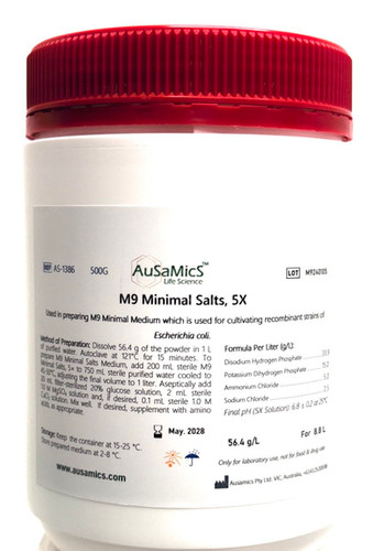 M9, Minimal Salts, 5X | AuSaMicS Australia