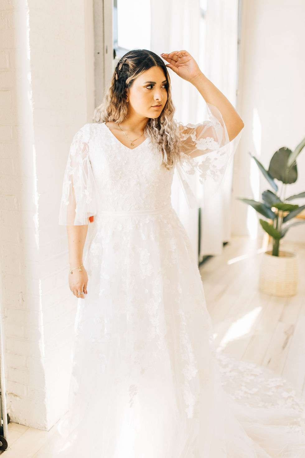 Temple-Ready, Modest Dresses in Logan, UT | Janelle's Bridal 3/8