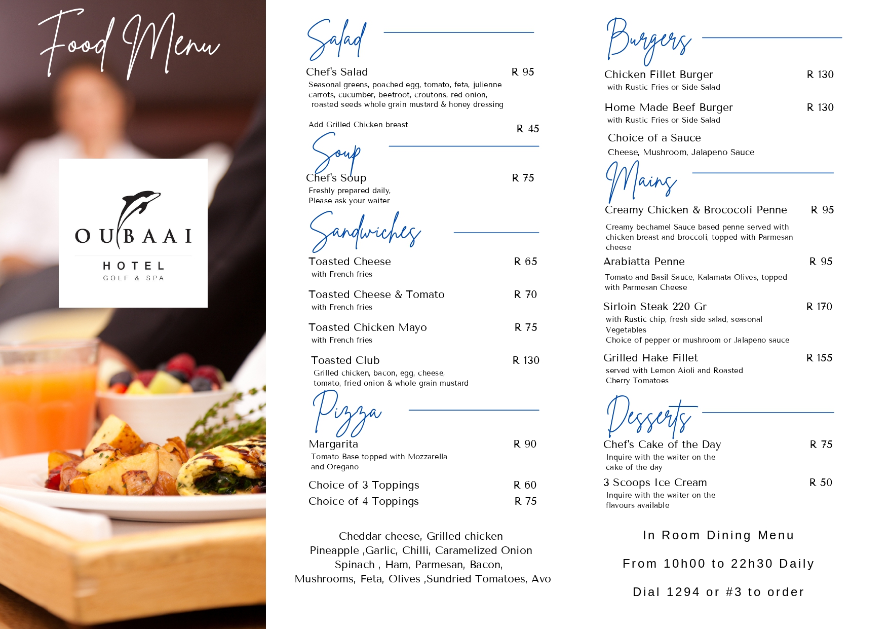 Oubaai Golf Club Restaurants | Dining at Oubaai Golf Club