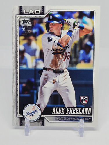 Alex Freeland 2026 Topps Series 1 Baseball Rookie Card No 74 | Under ...