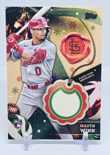Mason Wynn 2024 Topps Holiday Player-Worn Relic Rookie Card No RC-MW ...