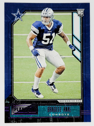 Bradley Anae 2020 Playbook Rookie Parallel (Cowboys) | Under Stadium Lights