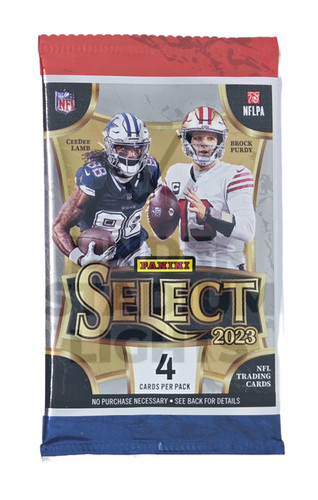 2023 Panini Select Football 4-Card Blaster Pack | Under Stadium Lights