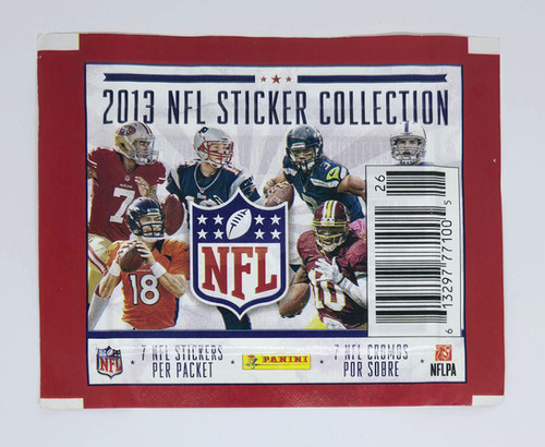 2013 NFL Sticker Collection 7 Sticker Pack | Under Stadium Lights