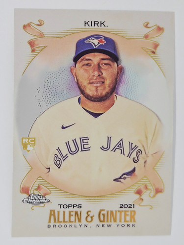 Alejandro Kirk 2021 Topps Allen and Ginter Chrome Baseball Rookie Card ...