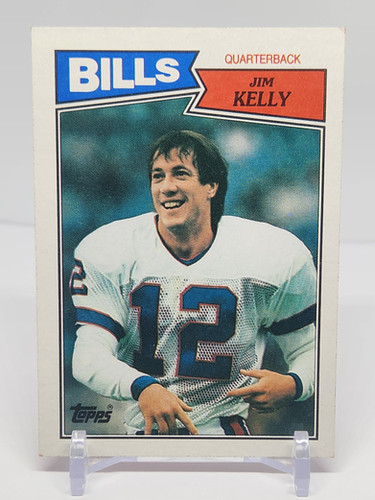 Jim Kelly 1987 Topps Football Card No 362 (Bills) | Under Stadium Lights