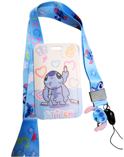 Stitch Lanyard | Stitch ID card holder | Lilo and Stitch | Best Return ...