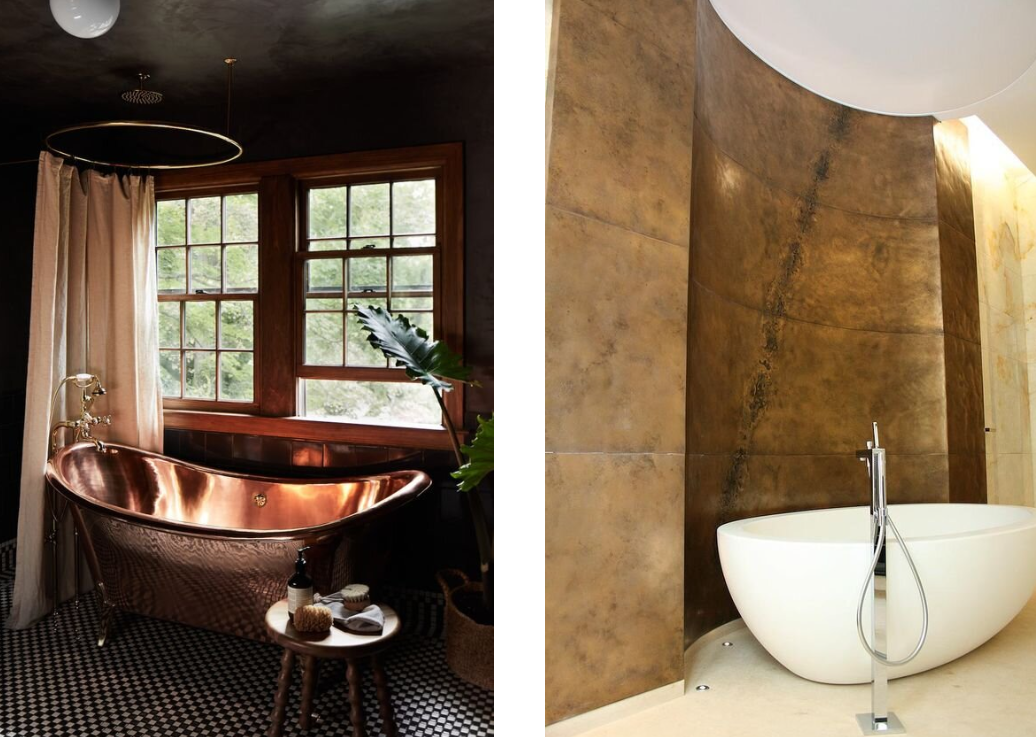 Featuring Copper , the most desired metal ; Interior Design Trends 2021