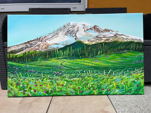 Mt Rainier • Canvas Print | Spencer Sinner Art