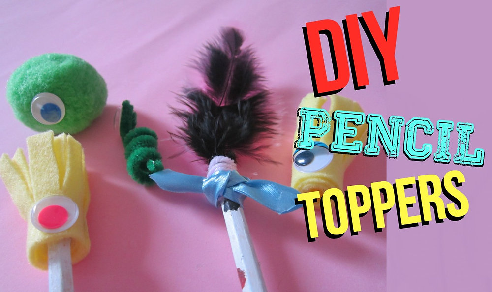 DIY Pencil Toppers