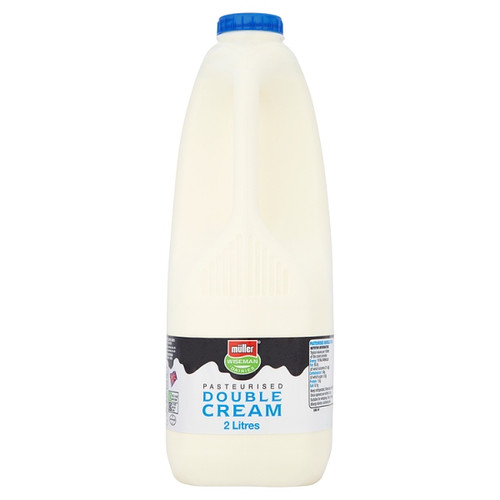 Pasteurised Double Cream 2 Litres | Veg Express