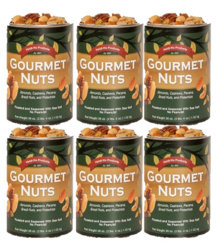 Gourmet Nuts -1 Case (6 Cans) (2.25lb/can) $150 S&H included | Heidi-Ho ...