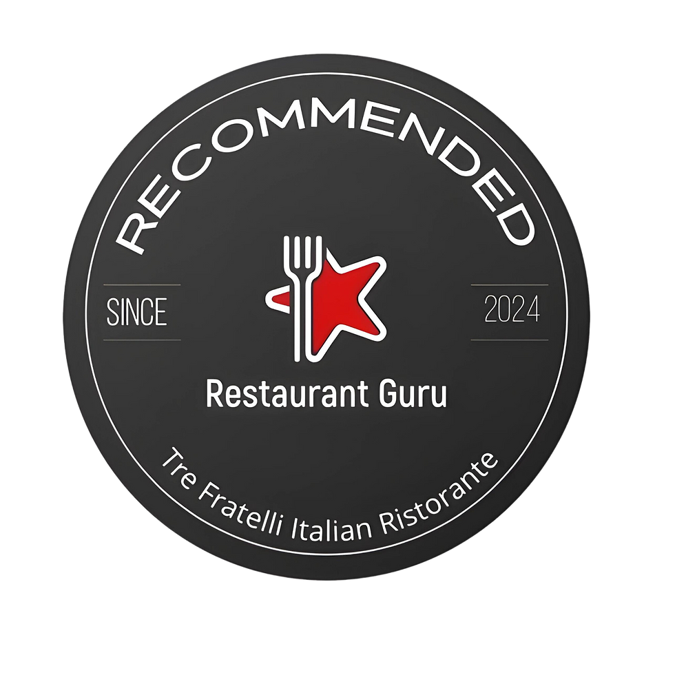 MENU | Tre Fratelli Italian