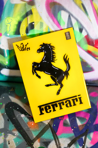 Mini Graffiti Ferrari | Stebo Art