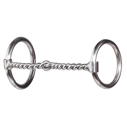 Professional's Choice Twisted Wire O-Ring Snaffle Bit PCB-971 | rockin-e